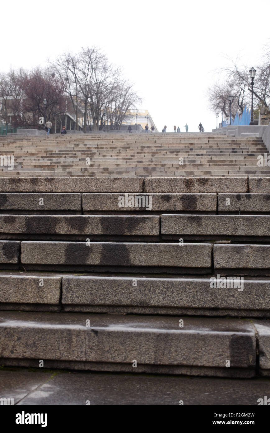 View of the Potemkin steps in Odessa, Ukraine Stock Photo - Alamy