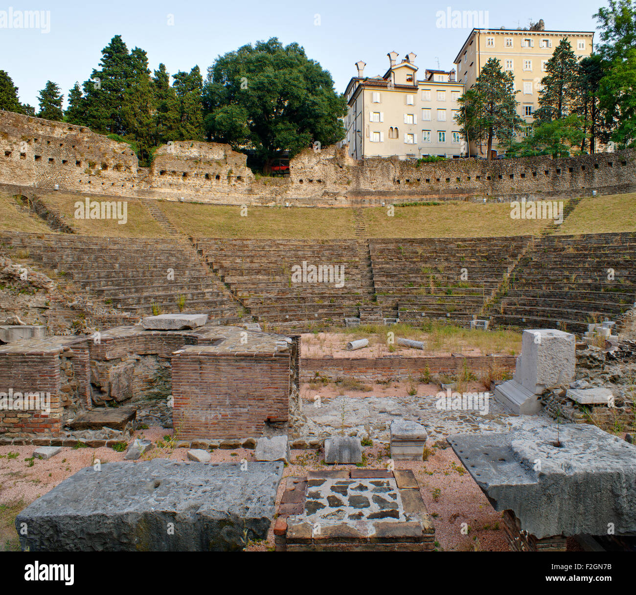 Roman Theater in Trieste, Italy Stock Photo - Alamy