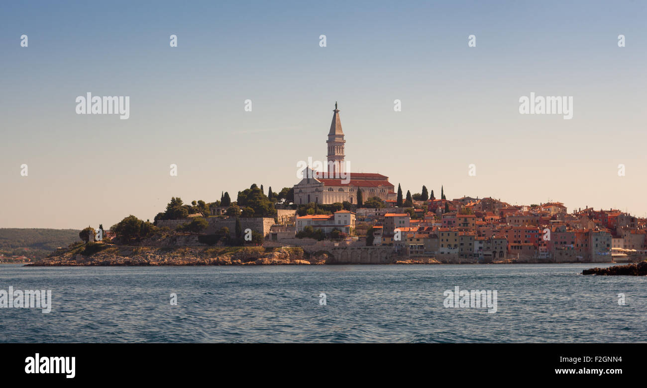 View of Rovinj little city in Istria, Croatia Stock Photo - Alamy
