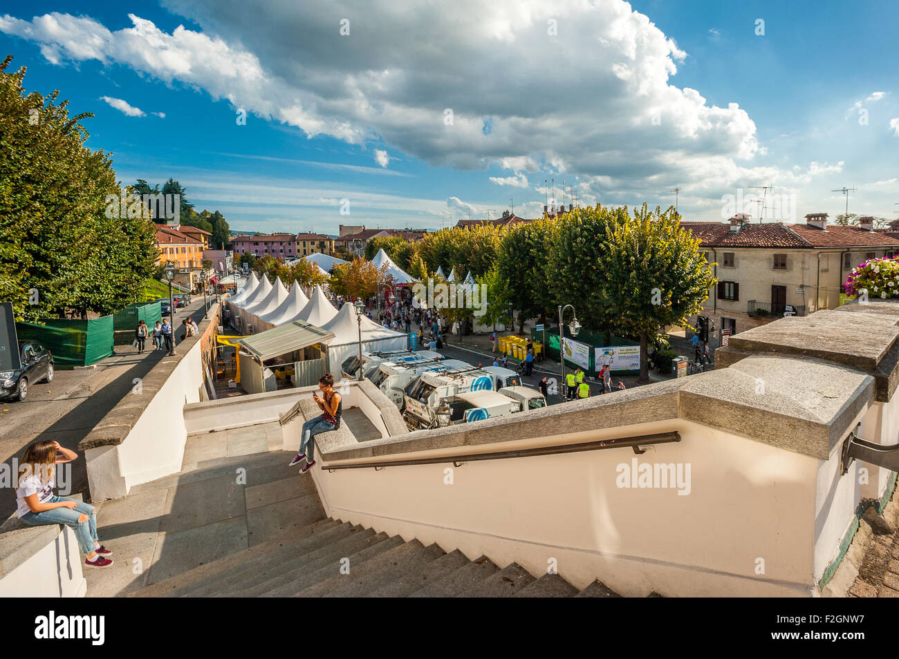 Italy Piedmont Bra 18th September 2015 the fair "Cheese Stock Photo - Alamy