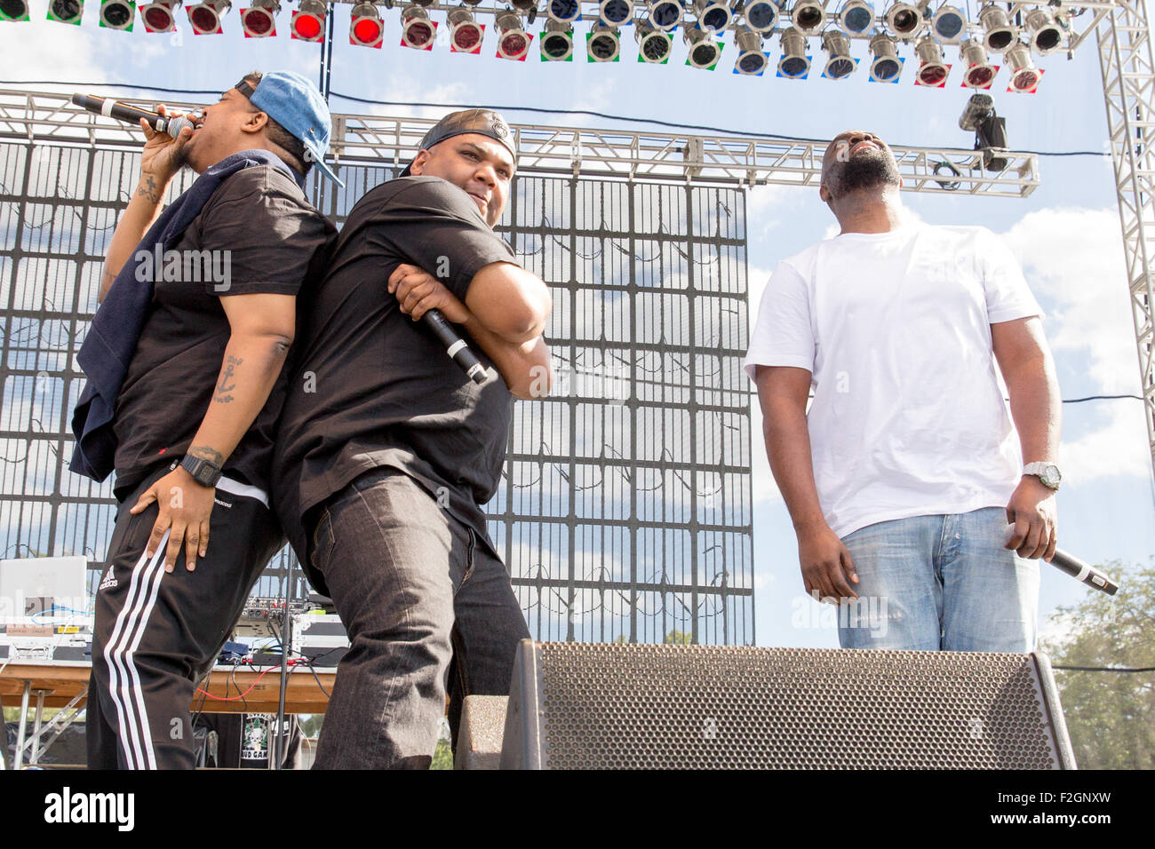 Chicago, Illinois, USA. 13th Sep, 2015. Rappers DAVID JUDE JOLICOUER ...
