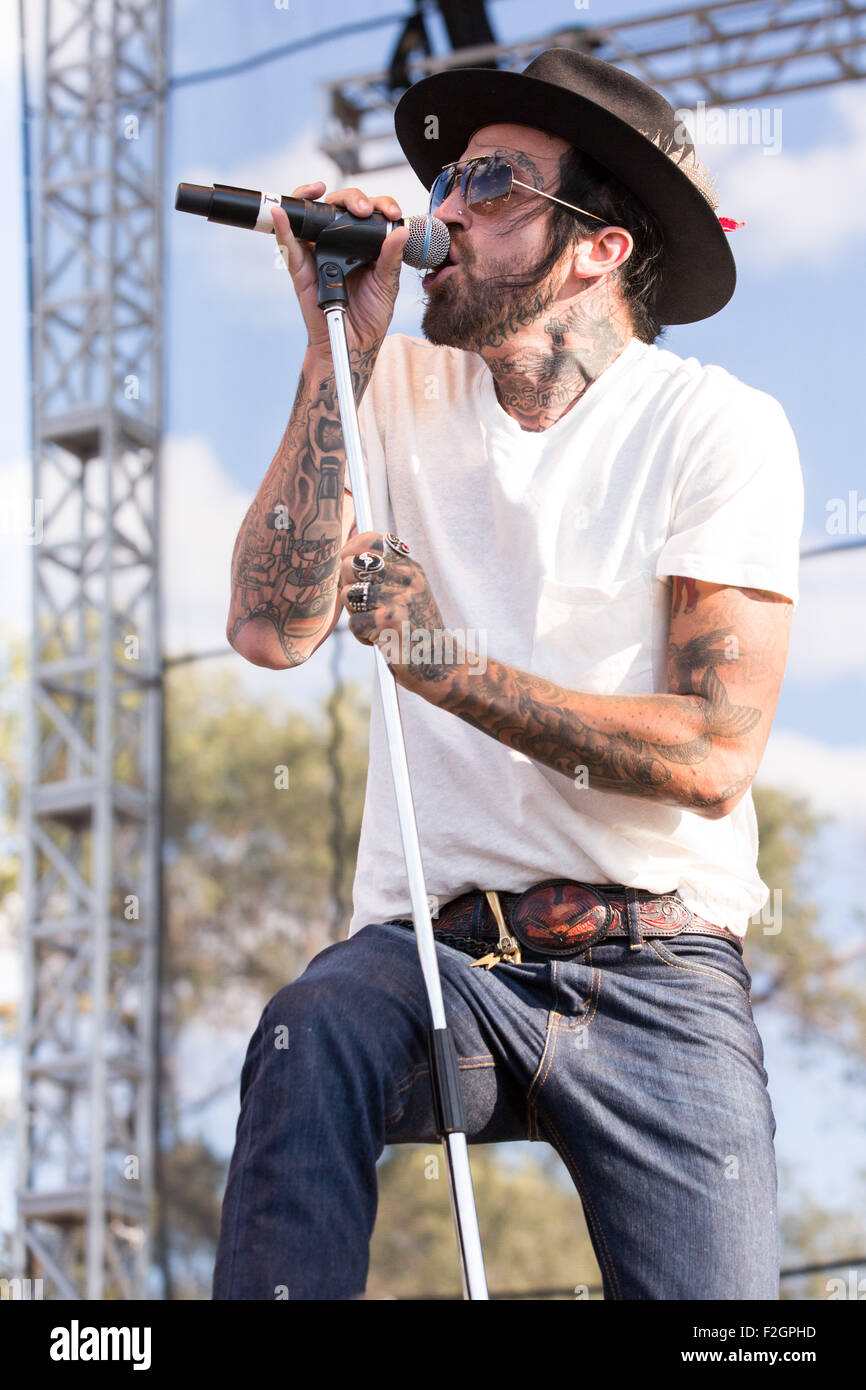 Chicago, Illinois, USA. 13th Sep, 2015. Rapper YELAWOLF performs live ...
