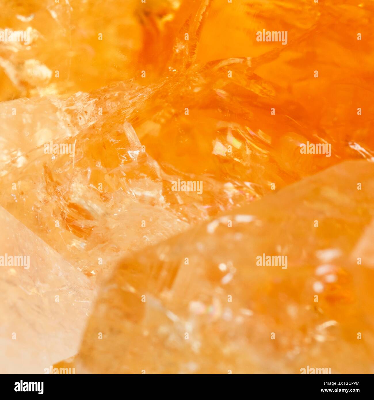 Raw citrine crystal Stock Photo - Alamy