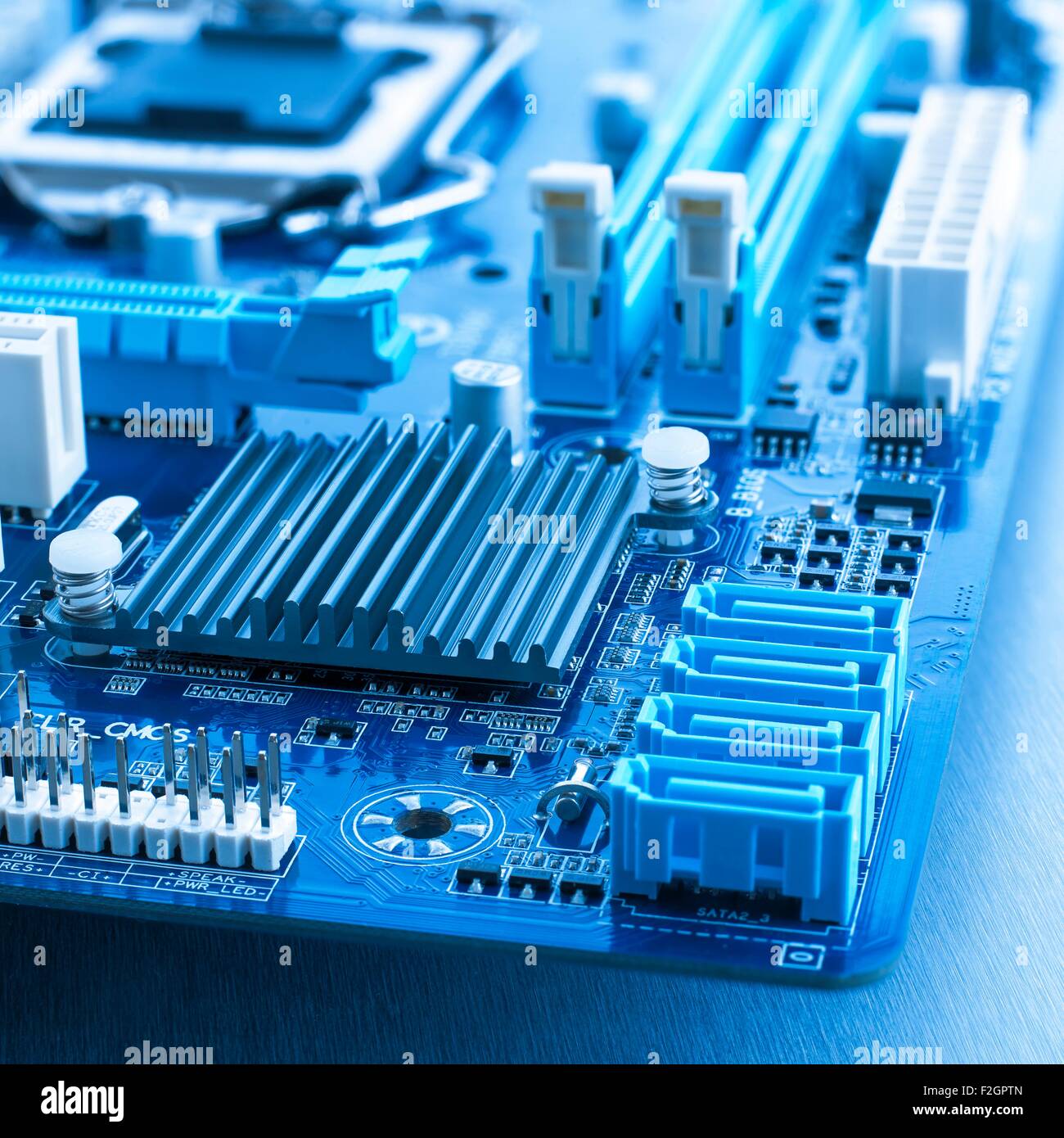 Free Stock Photo 13803 Computer Processor On Motherboard