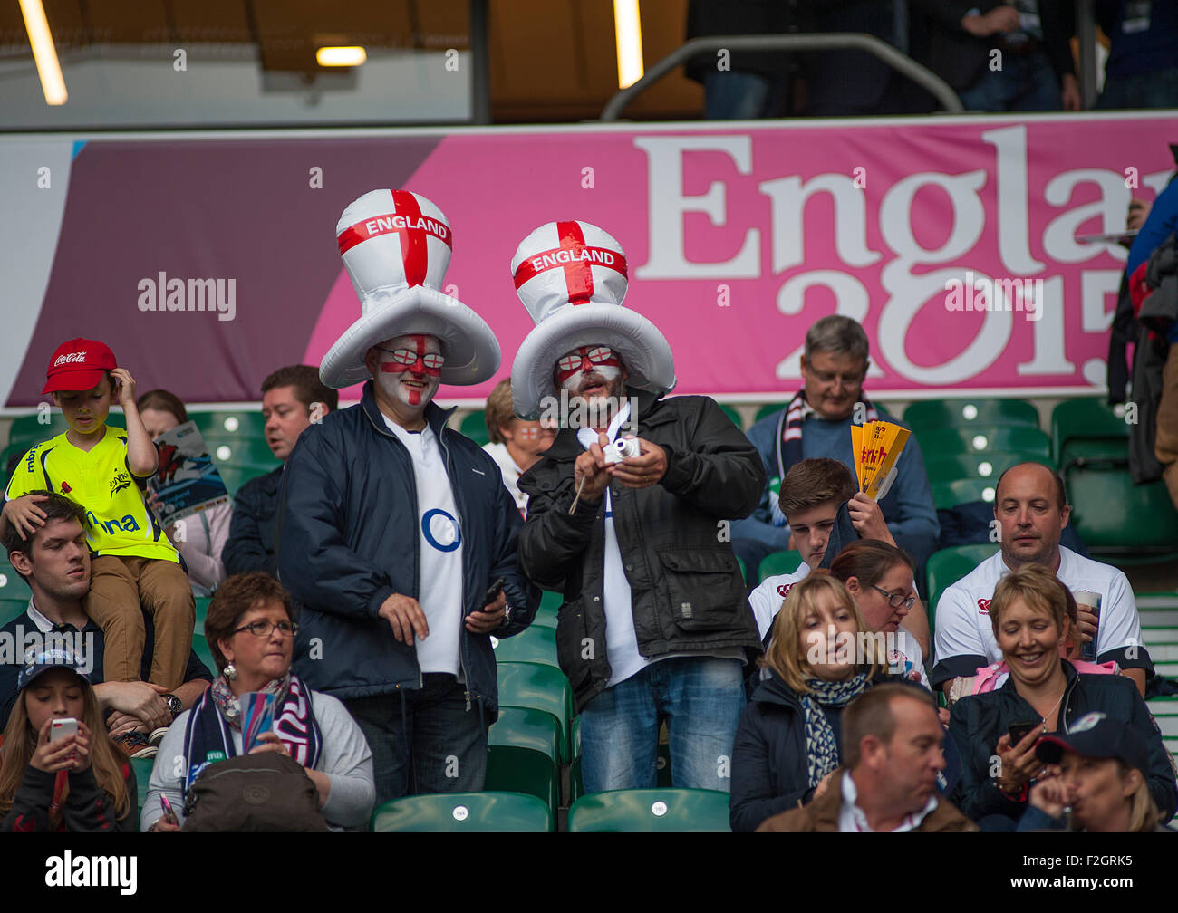 Rugby fans enjoy hi-res stock photography and images - Alamy