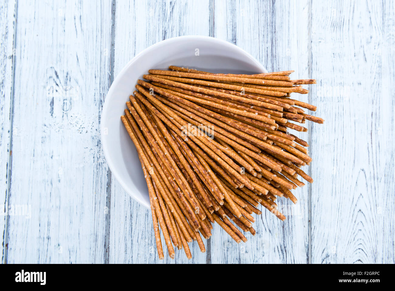 Portion of Salt Sticks (as detailed close-up shot Stock Photo - Alamy