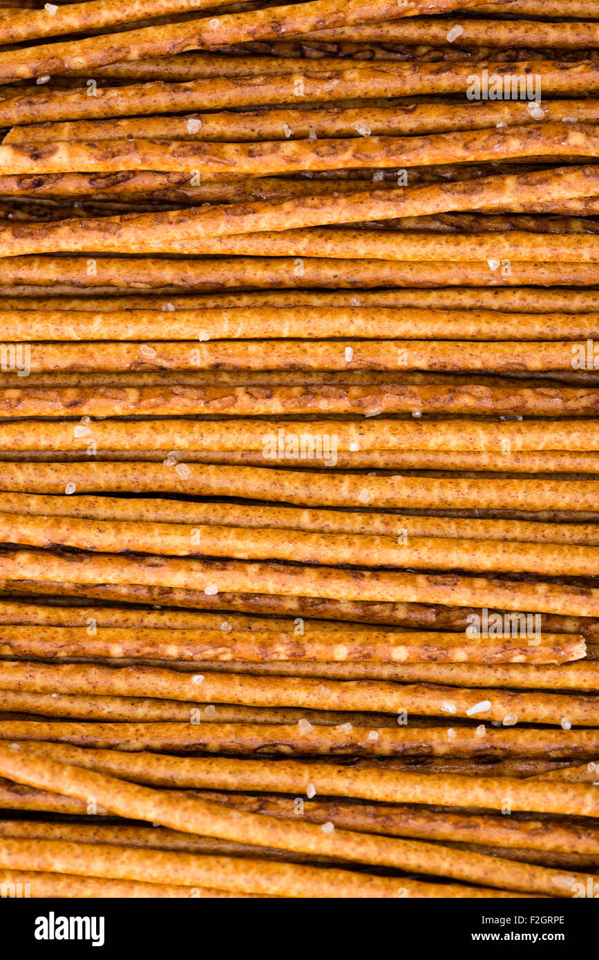 Salt Sticks (close-up shot) for use as food background or as texture ...