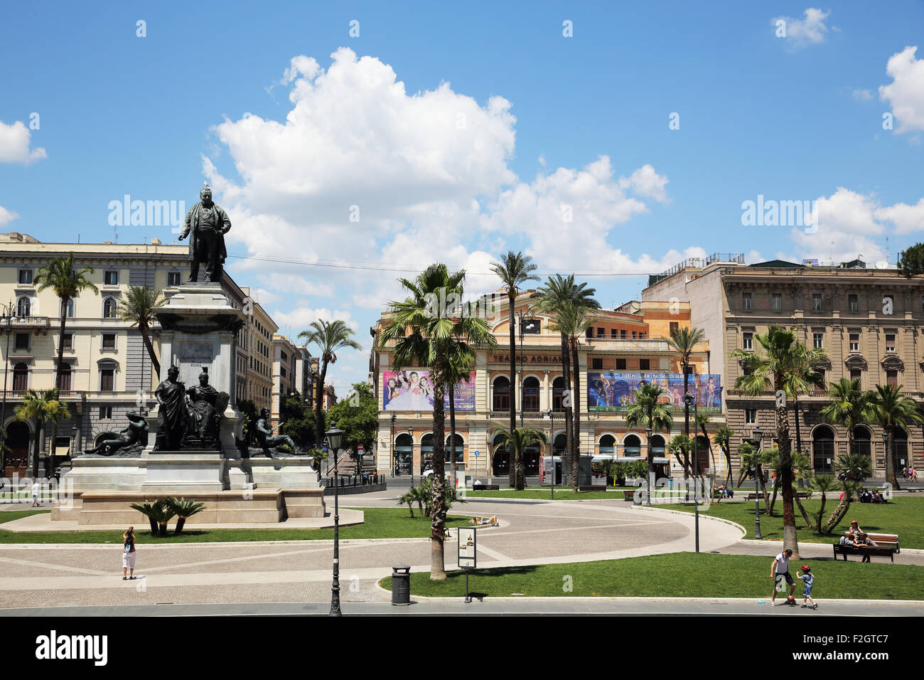 Piazza Cavour in Rome Italy Stock Photo - Alamy