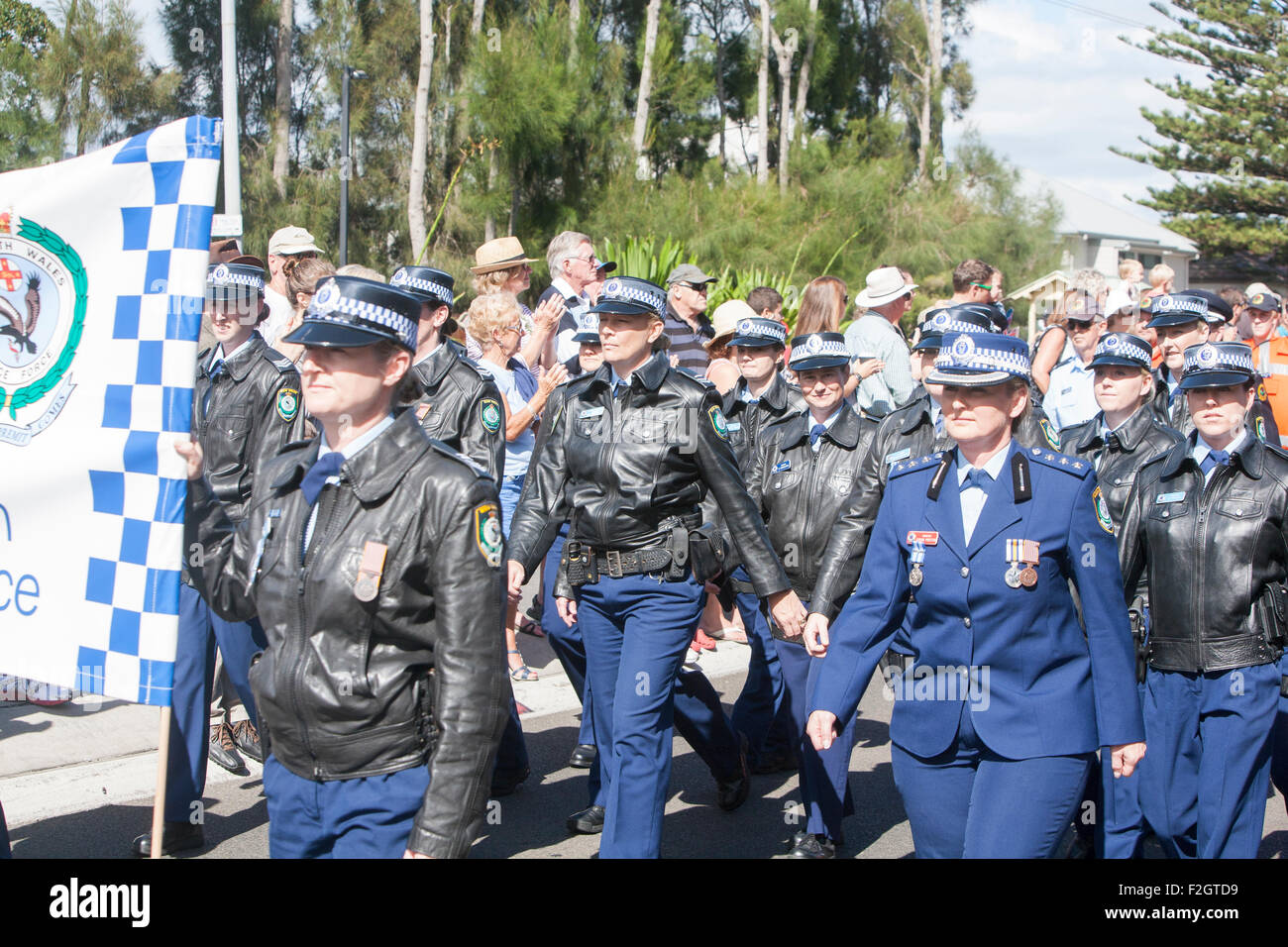New South wales policewomen march through narrabeen in Sydney as part ...