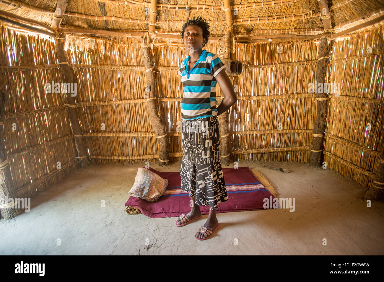 Inside african hut hi-res stock photography and images - Alamy