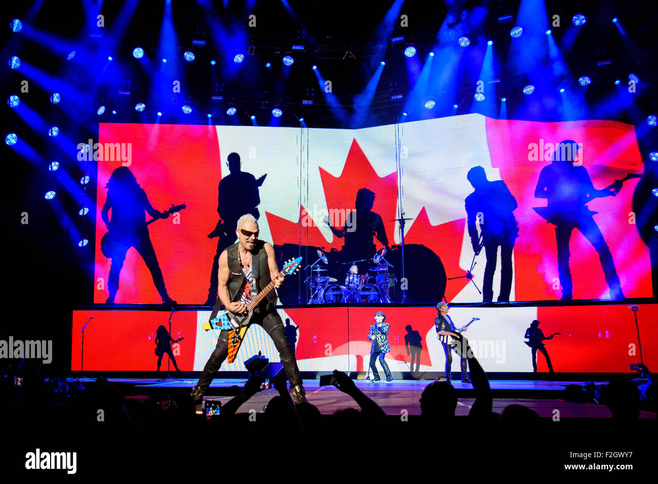 Toronto, Ontario, Canada. 18th Sep, 2015. German rock band Scorpions ...