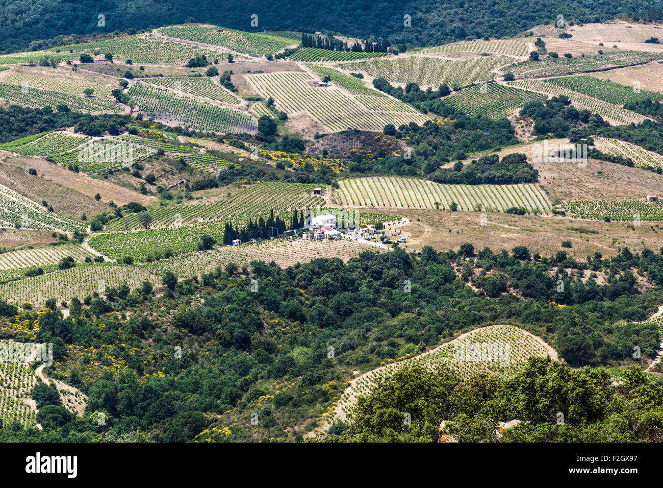 Southern French Landscape Stock Photo - Alamy