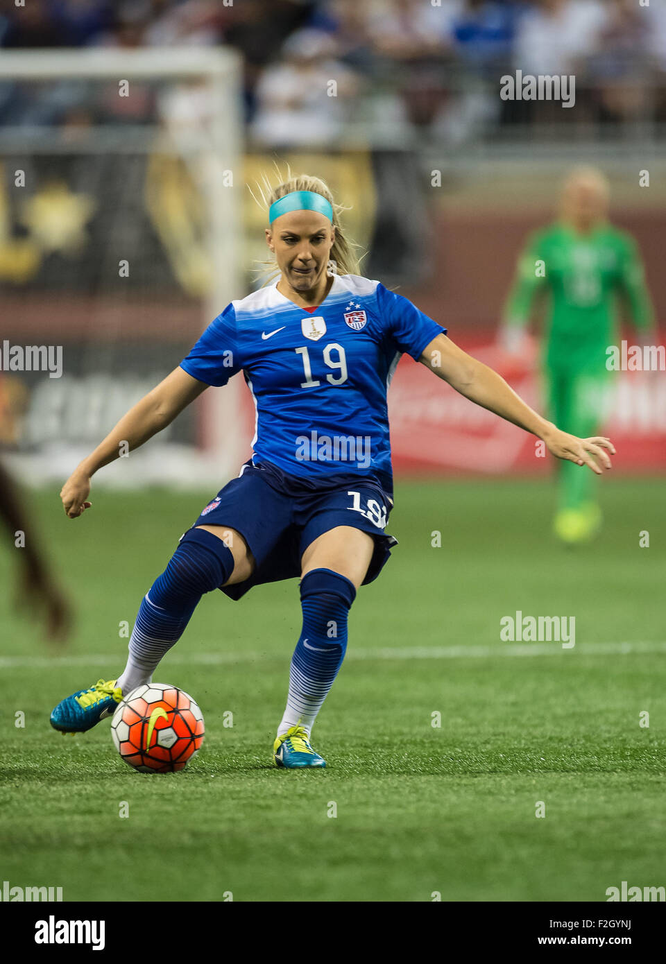 Detroit, Michigan, USA. 17th Sep, 2015. USA's Julie Johnston (19 ...