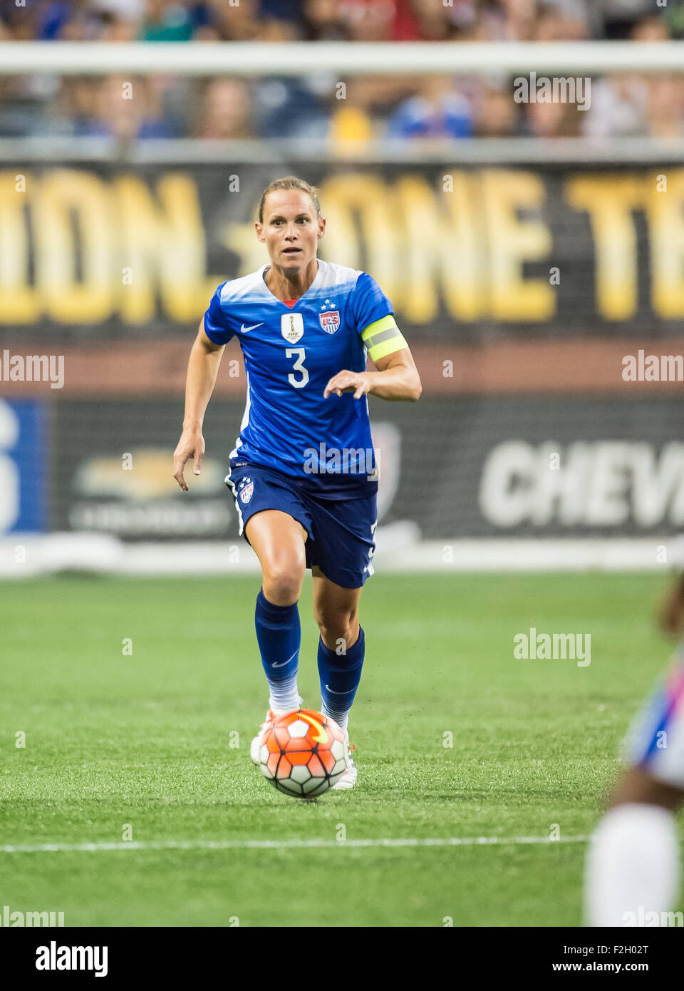Detroit, Michigan, USA. 17th Sep, 2015. USA's Christie Rampone (3 ...