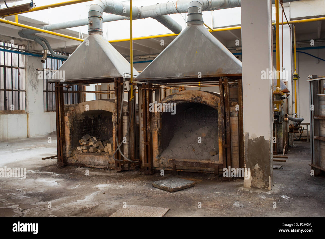 View of the famous Murano furnace, Italy Stock Photo - Alamy
