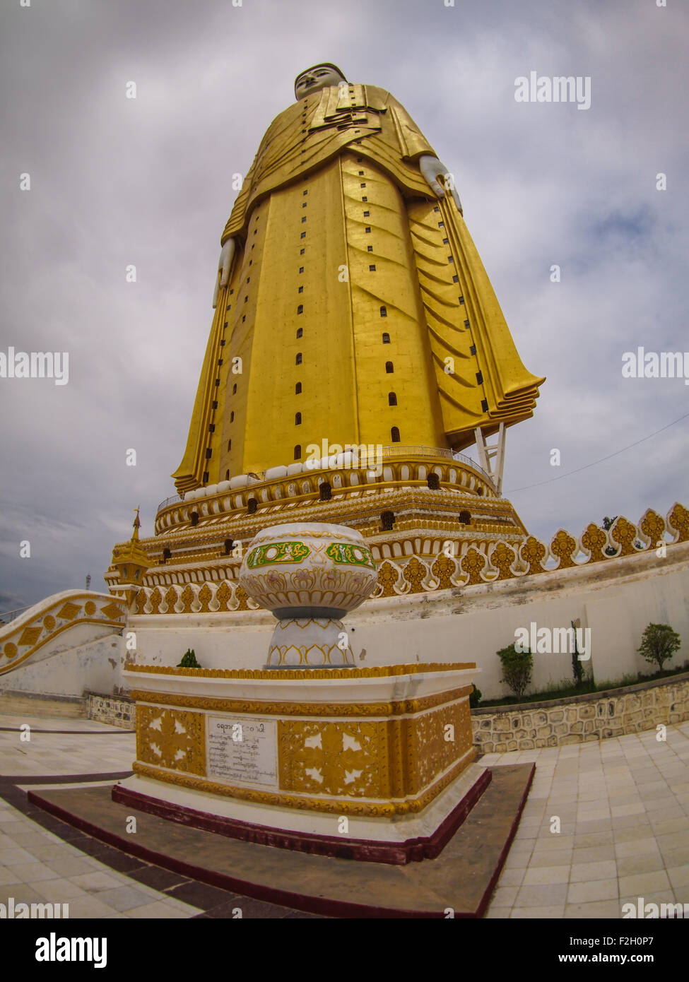 Statue of standing Buddha near Monywa, Myanmar Stock Photo - Alamy