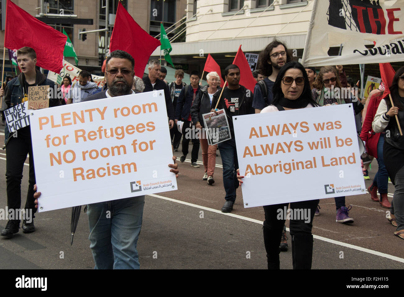 Sydney, Australia. 19 September. A rally and march against fear and ...