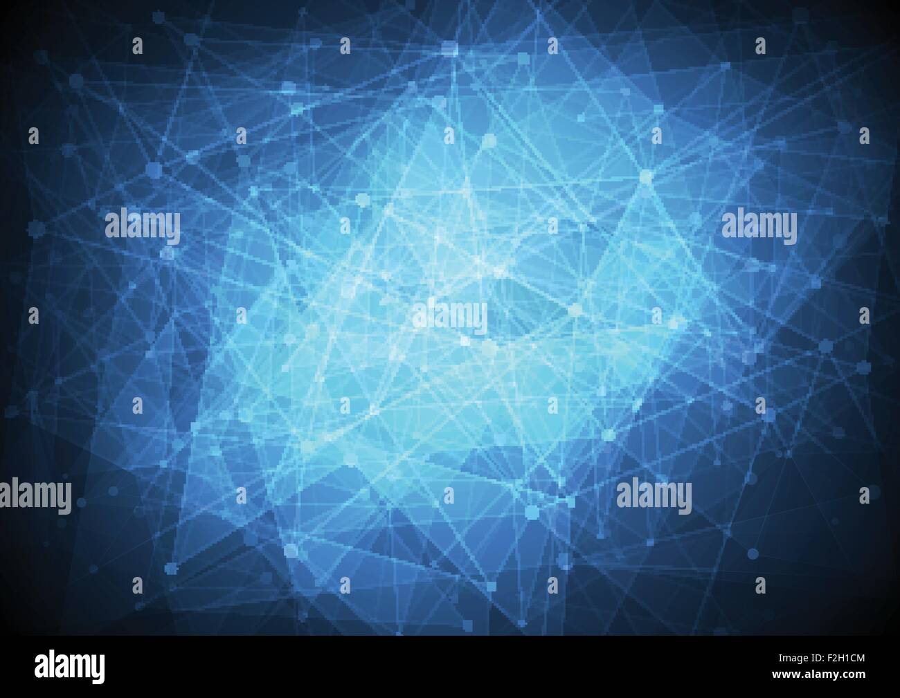 Dark blue low poly tech background. Vector design Stock Vector Image ...