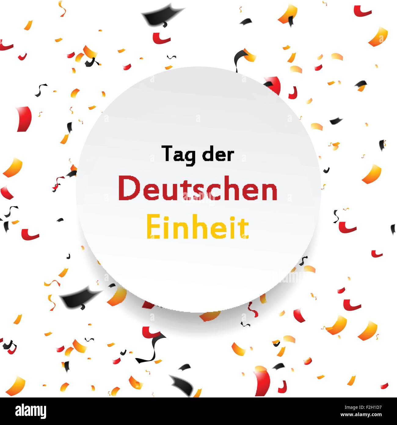 Day of German unity background. Tag der deutschen Einheit. Vector ...