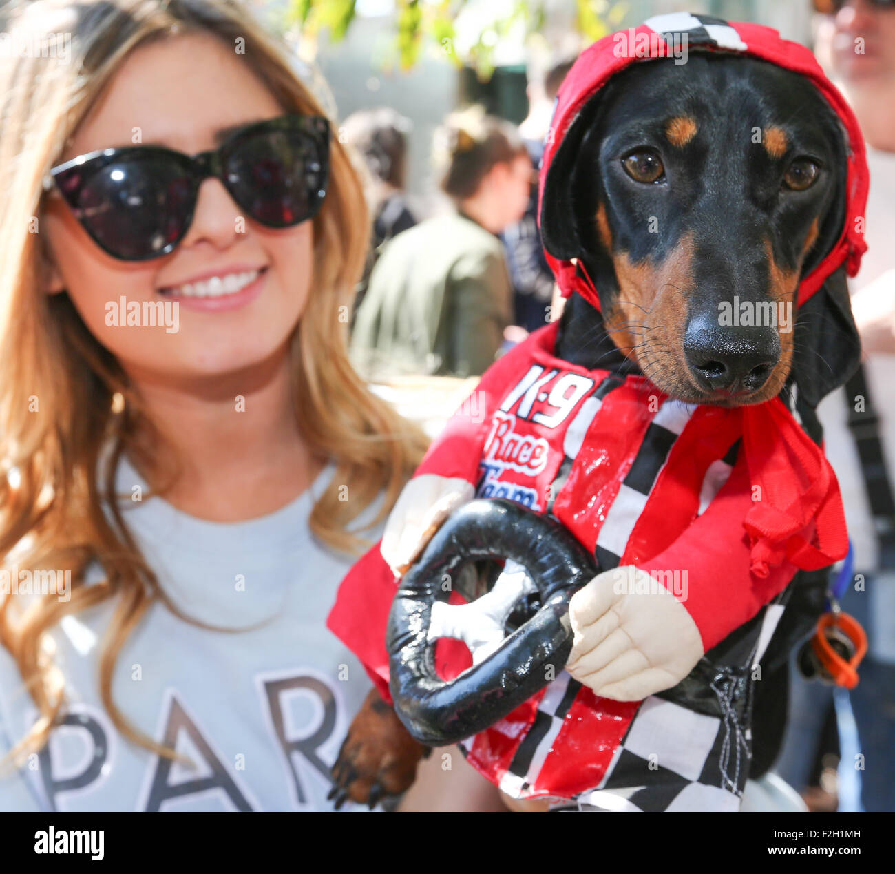 Winning small dog named Cooper with owner Georgia Anice at the ...