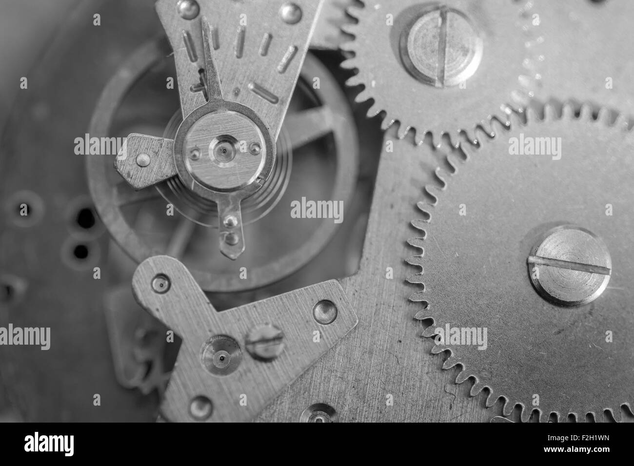 Gear wheels of a clock hi-res stock photography and images - Alamy