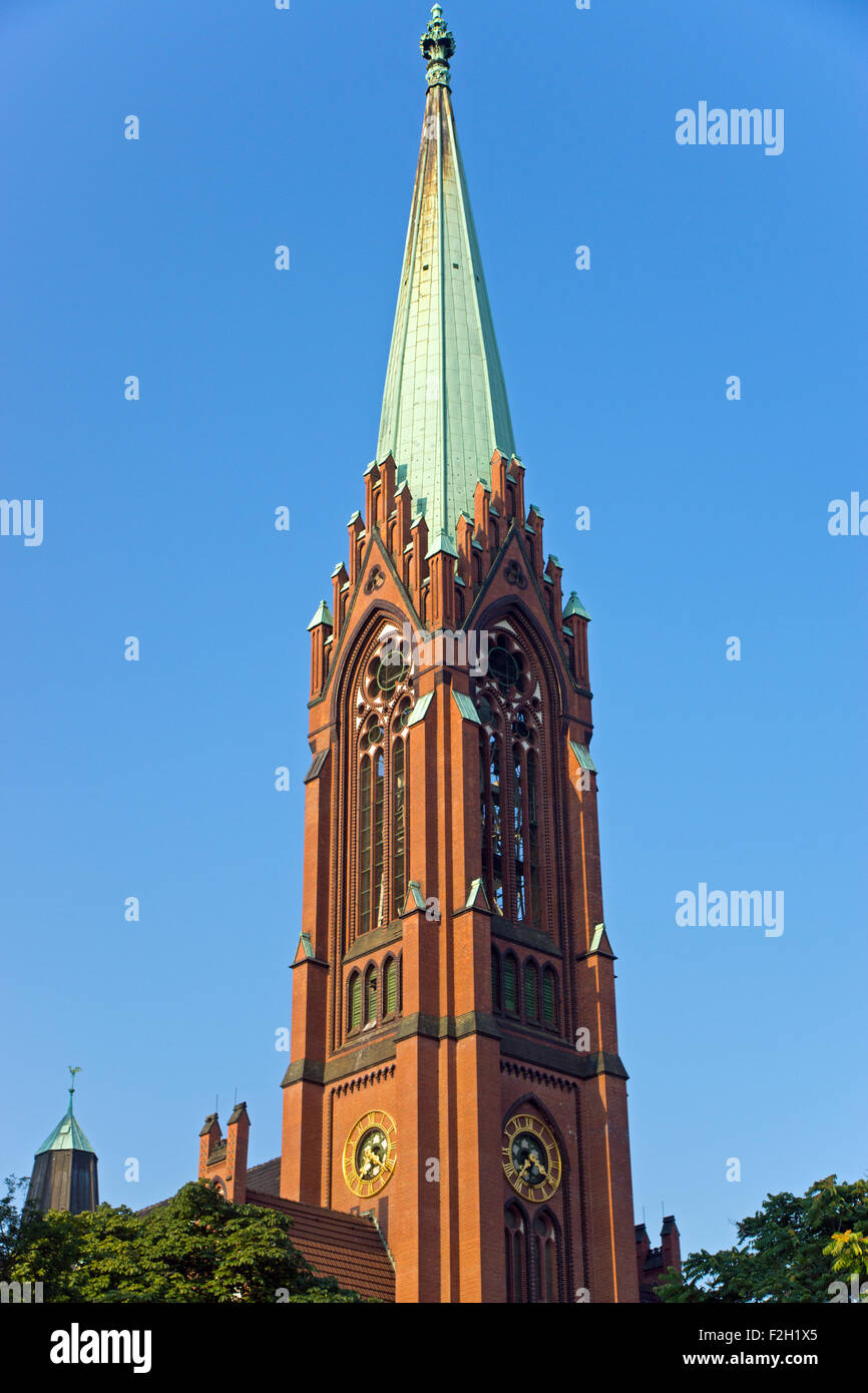 Tower of an old church in Berlin Stock Photo - Alamy