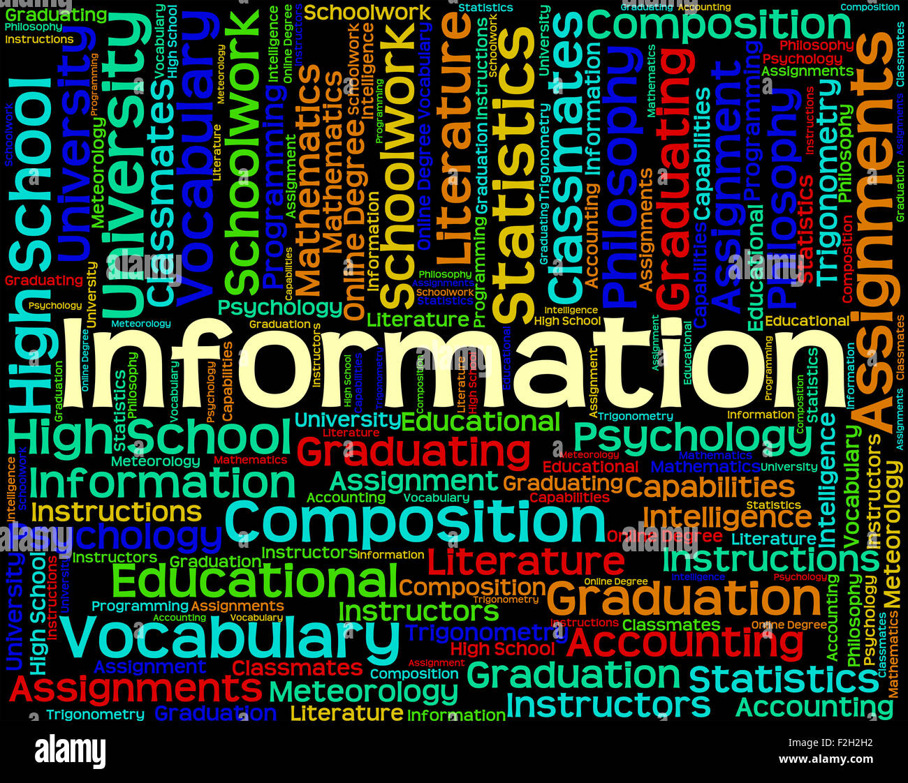 Information word hi-res stock photography and images - Alamy