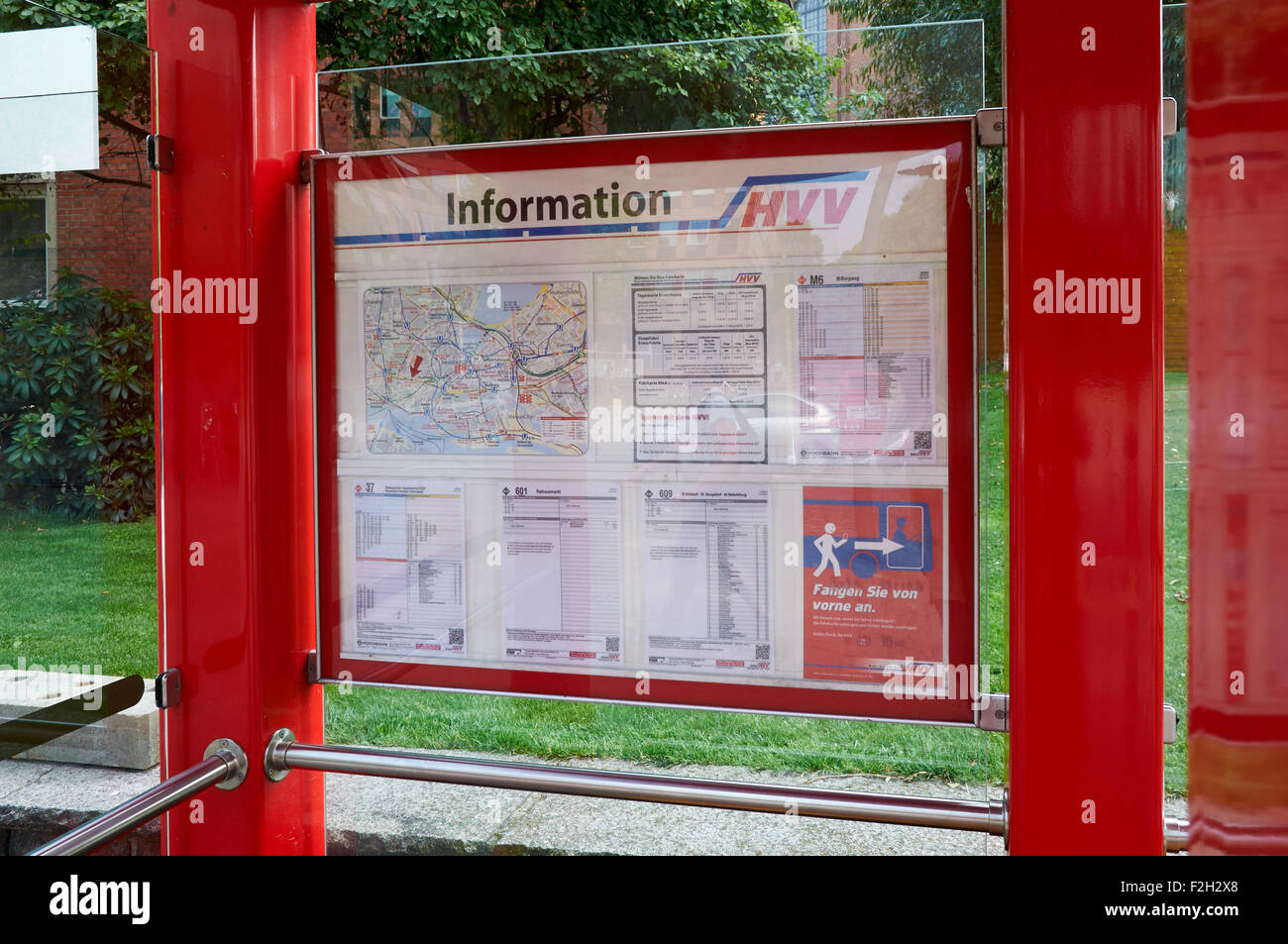 Subway and city bus information booth hi-res stock photography and ...