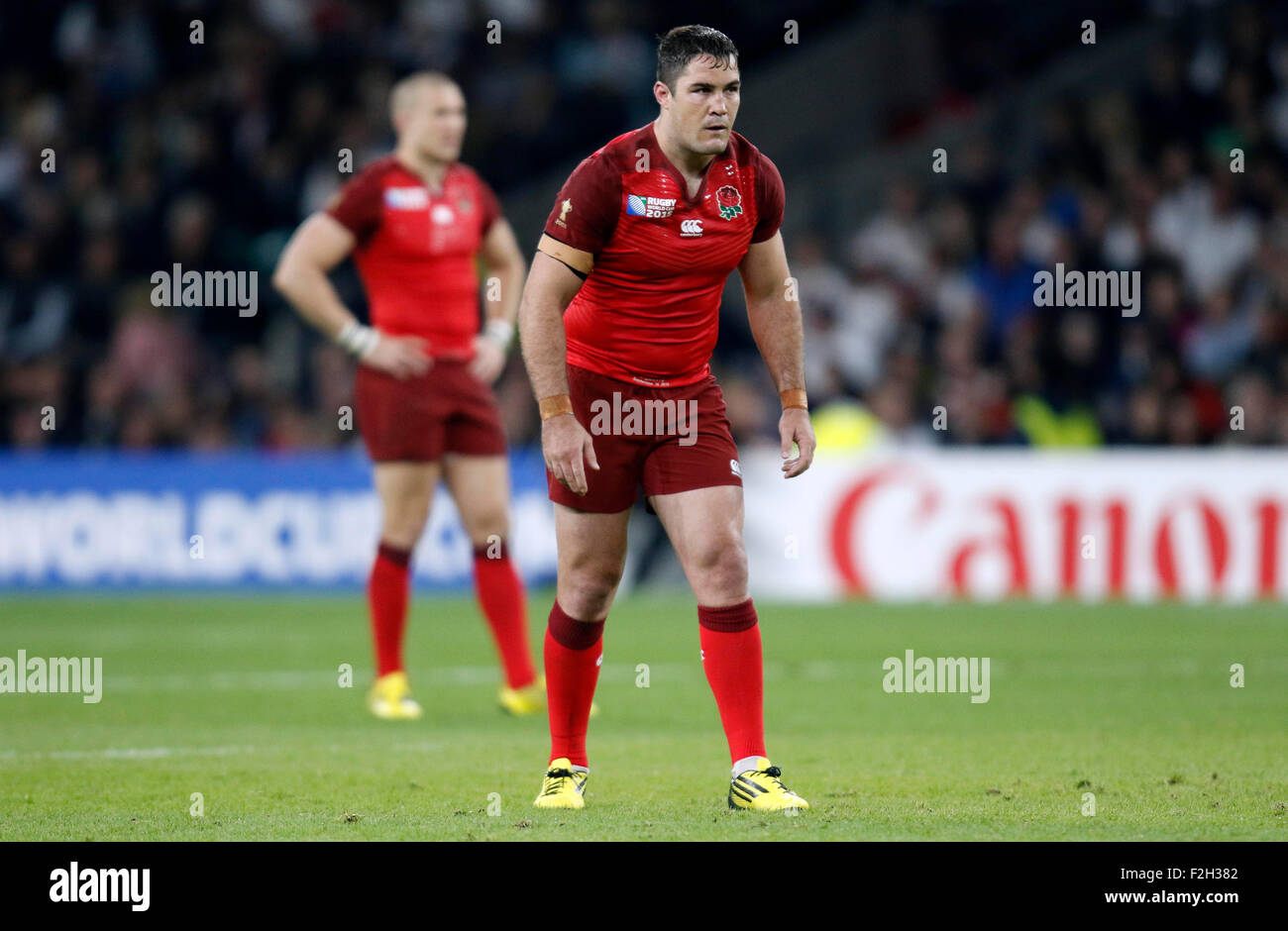 London, UK. 18th September, 2015. Mike Brown & Brad Barritt England V ...