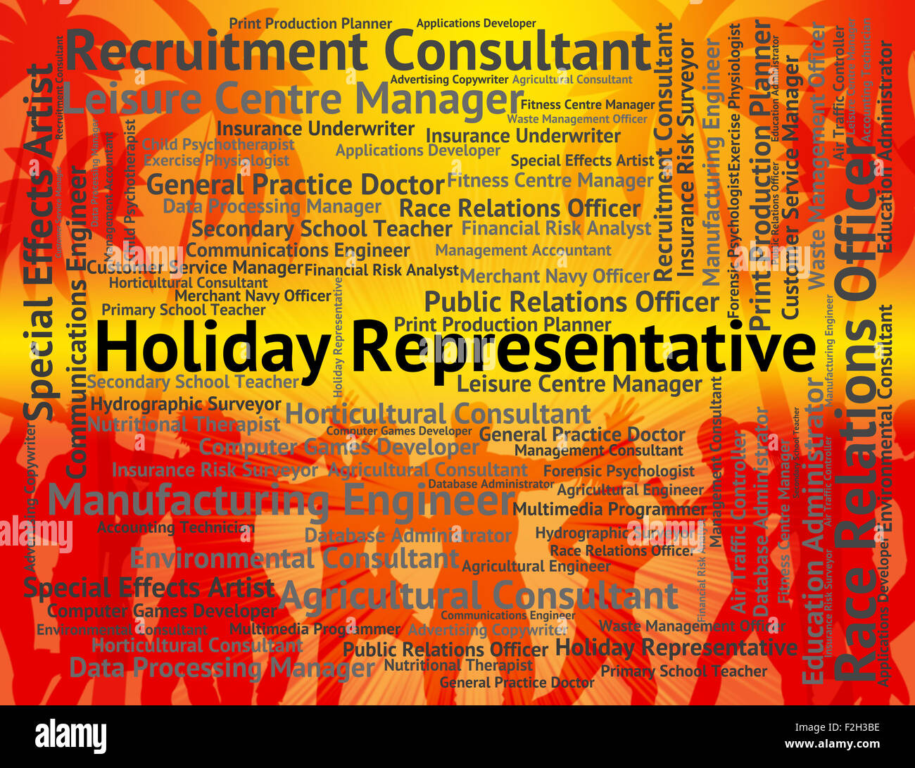 Holiday Representative Meaning Go On Leave And Time Off Stock Photo - Alamy