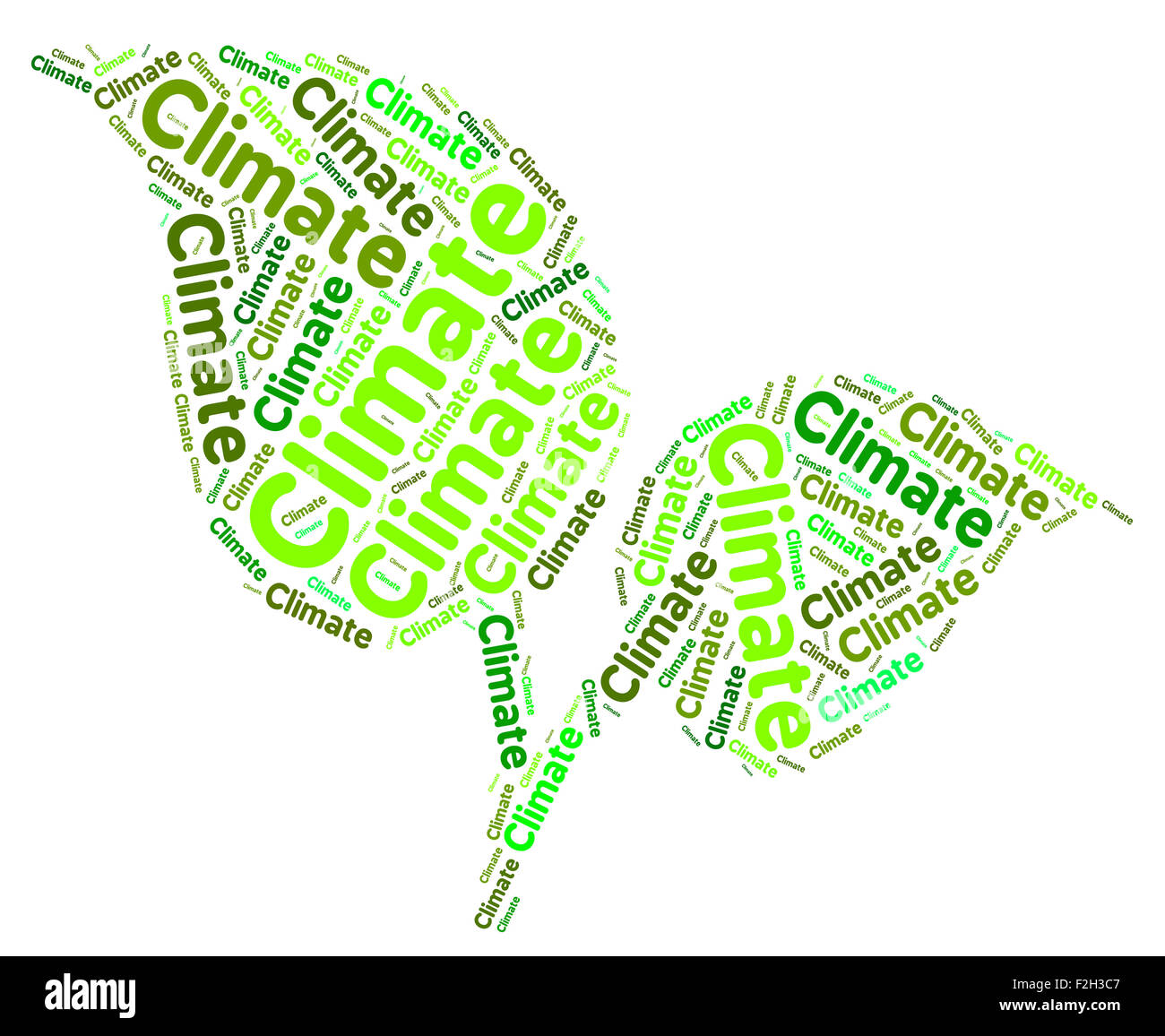 Climate Word Showing Weather Patterns And Conditions Stock Photo - Alamy