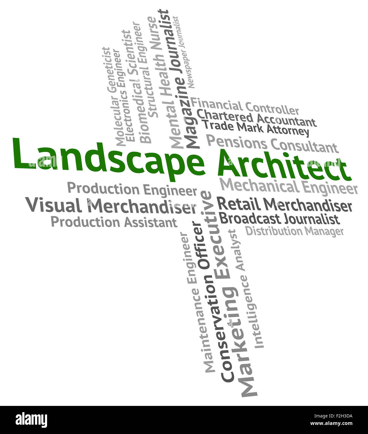 Landscape Architect Representing Building Consultant And Panorama Stock ...