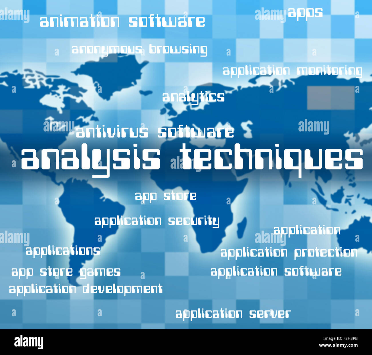 Analysis Techniques Showing Data Analytics And System Stock Photo - Alamy