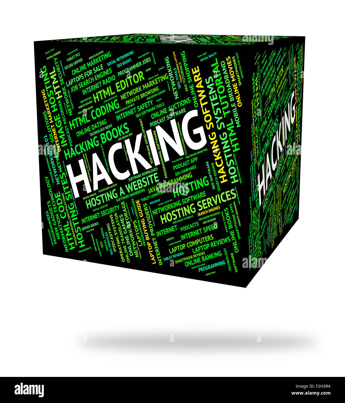 Hacking Word Showing Spyware Unauthorized And Security Stock Photo - Alamy