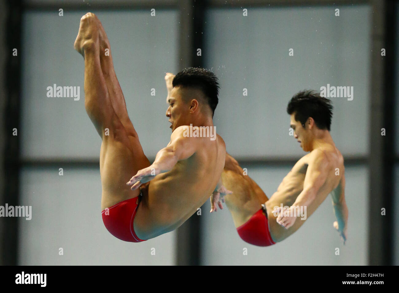Tatsumi International Swimming Center, Tokyo, Japan. 18th Sep, 2015 ...