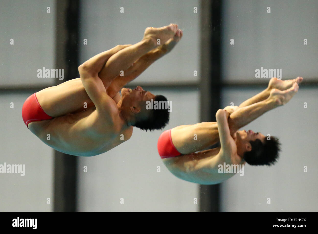 Tatsumi International Swimming Center, Tokyo, Japan. 18th Sep, 2015 ...