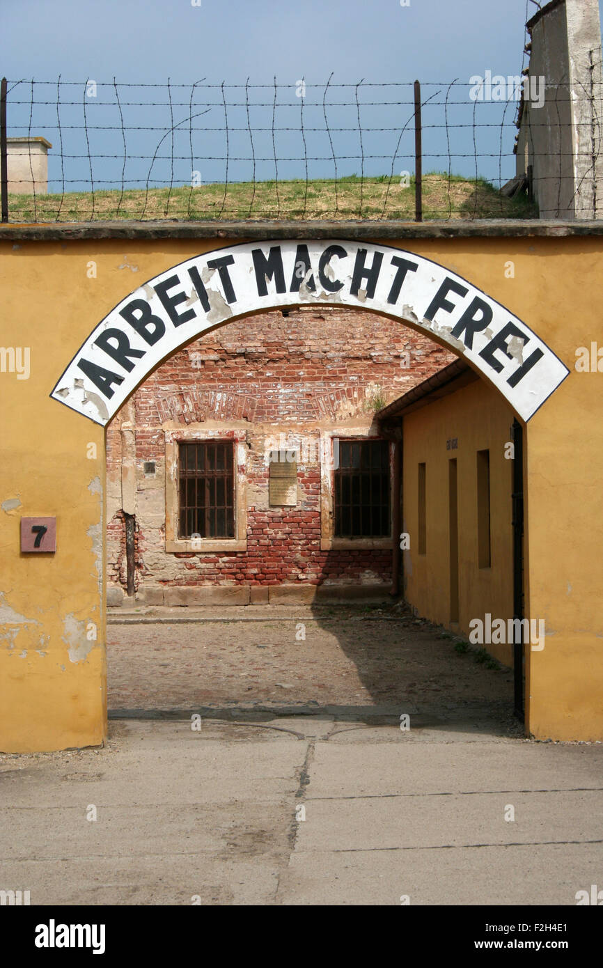 Theresienstadt Concentration Camp, Terezin, Czech Republic Stock Photo - Alamy