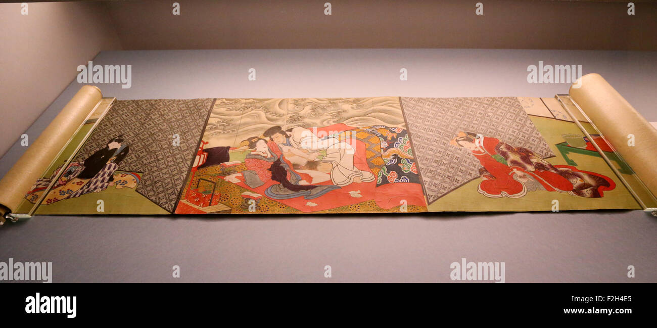 A Preview For A Special Exhibition Of Shunga Japanese Erotic Art At