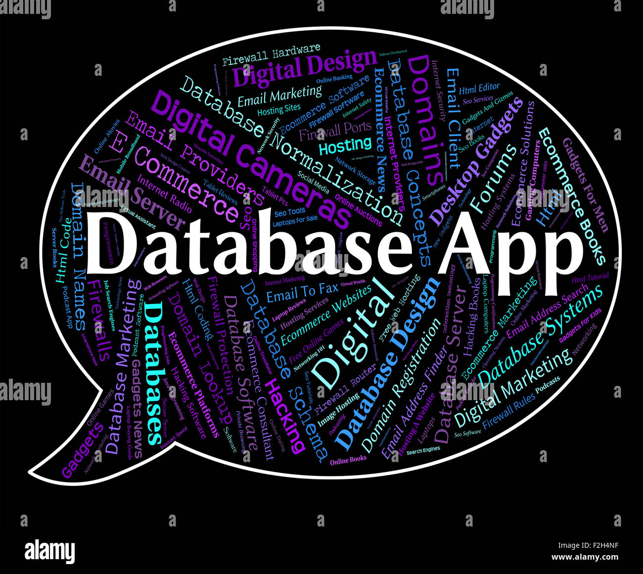Database text hi-res stock photography and images - Alamy