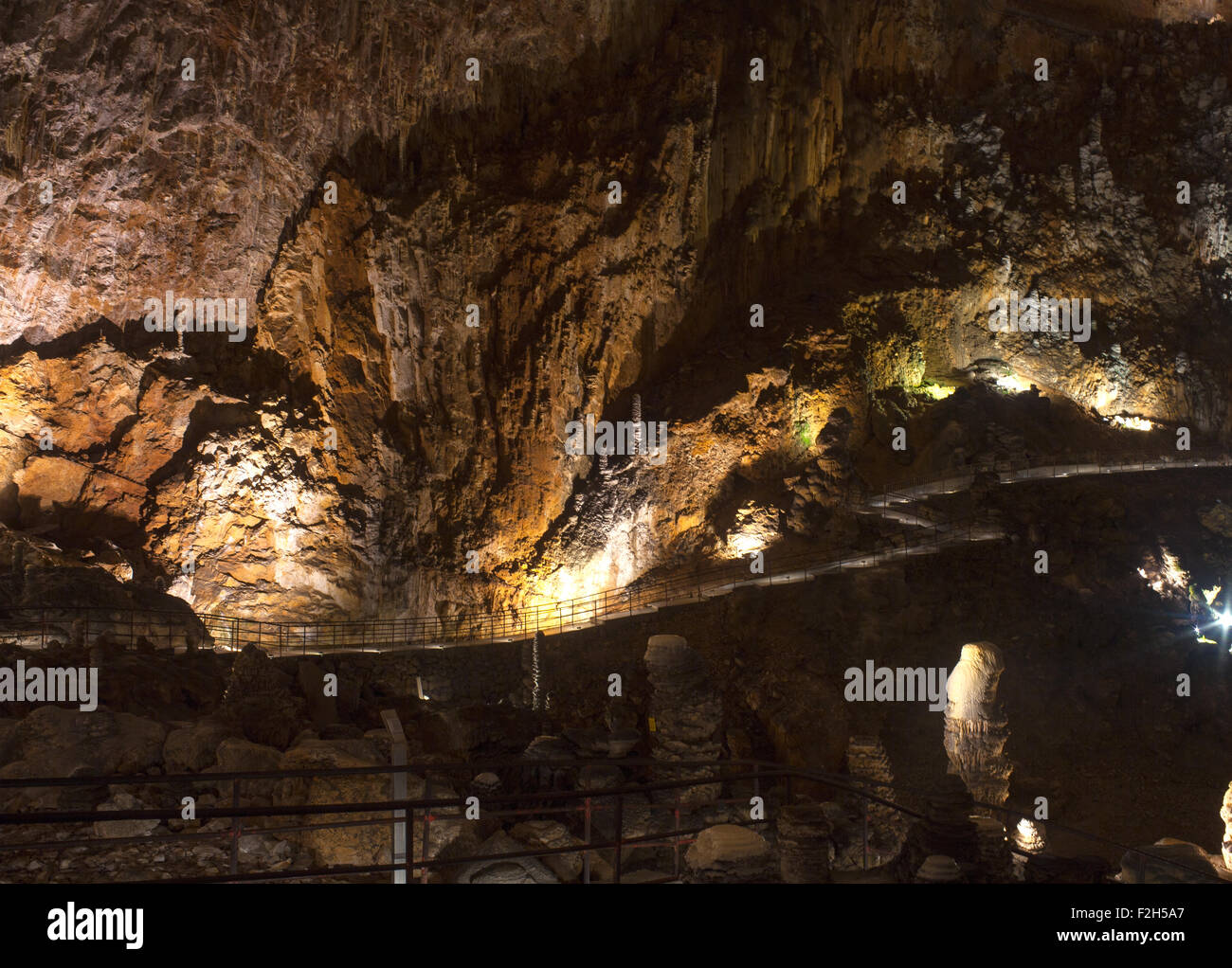 View of Grotta Gigante - Giant Cave, Sgonico. Trieste Stock Photo - Alamy