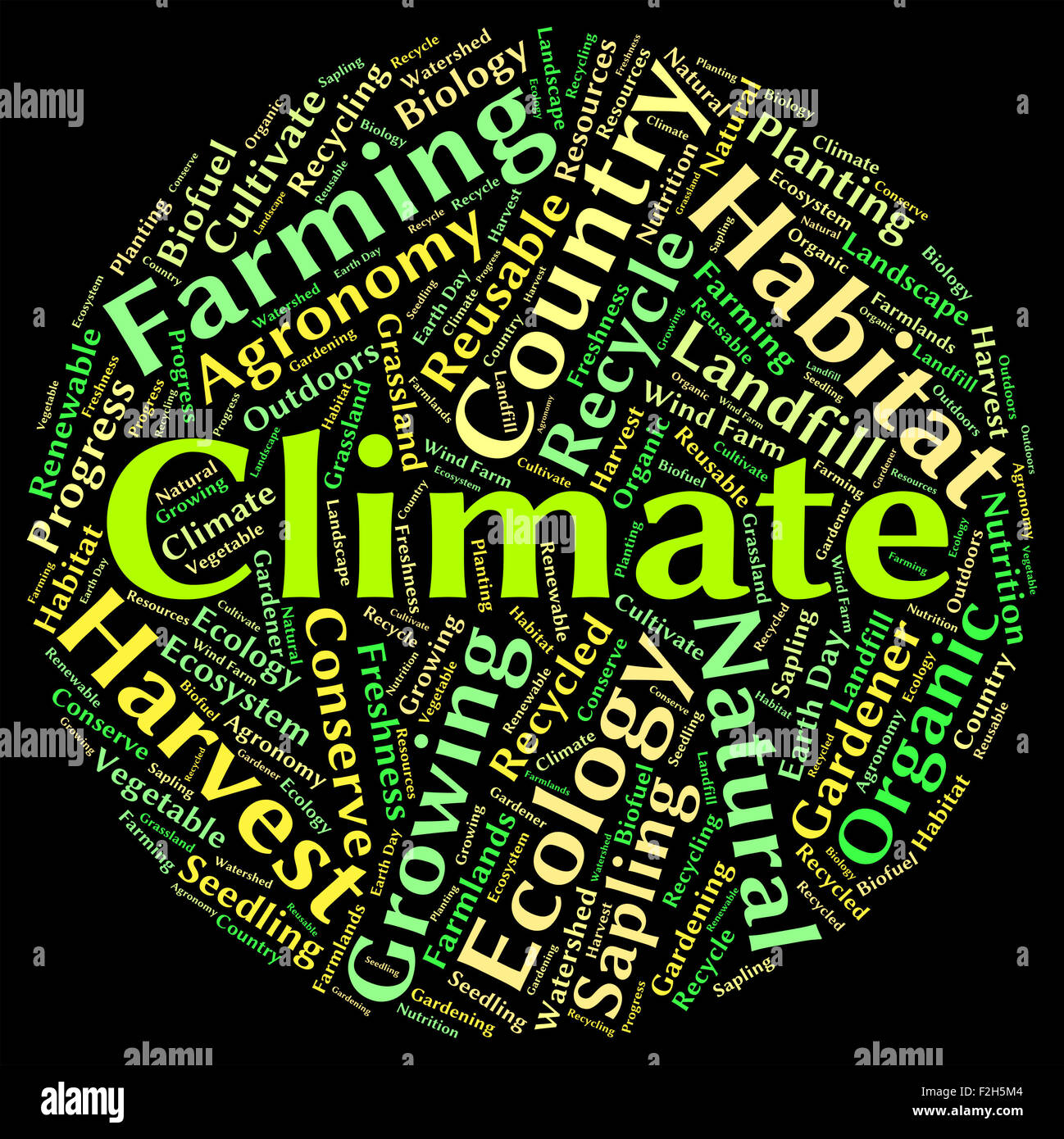 Climate Word Representing Weather Patterns And Meteorological Stock ...