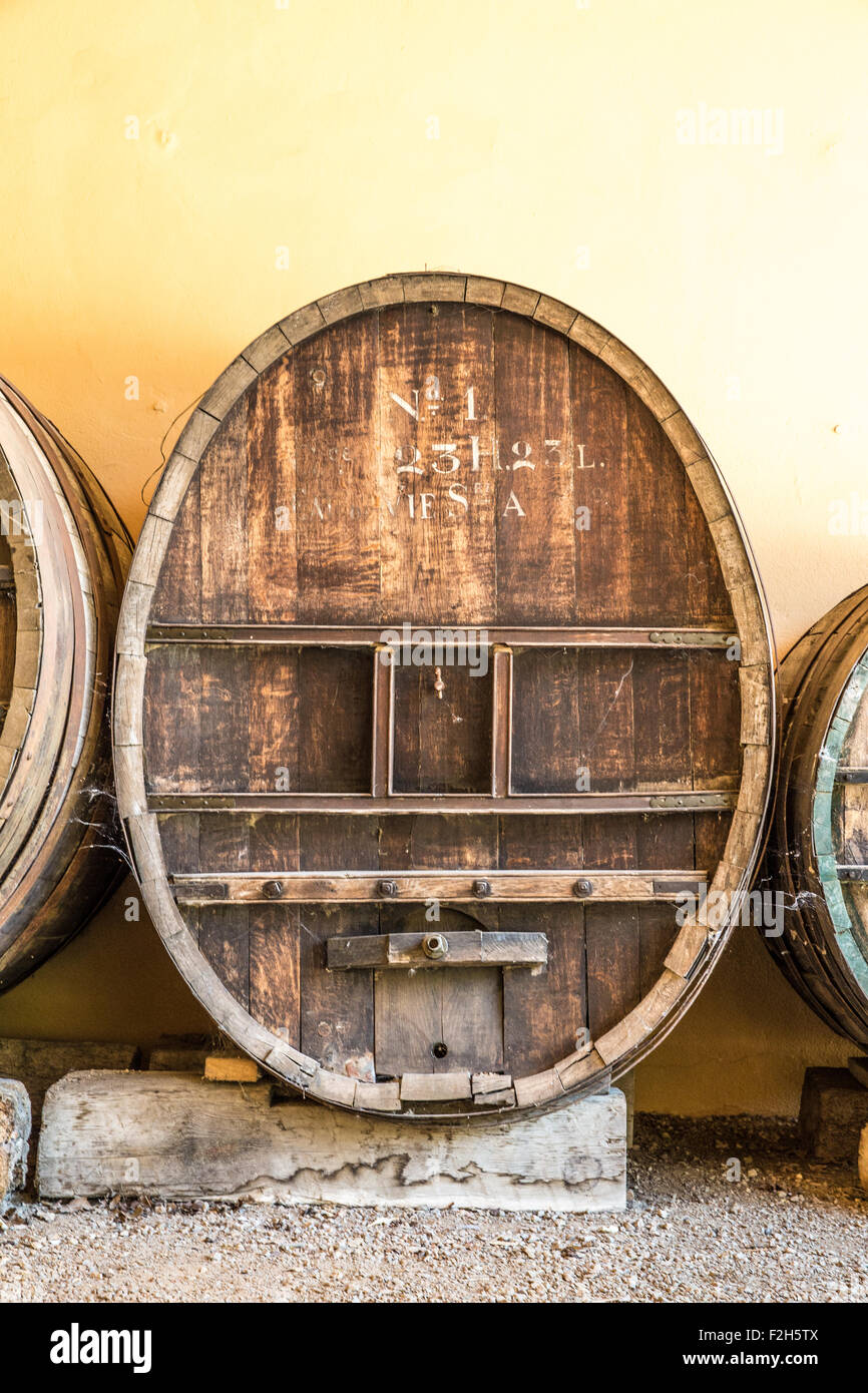 Traditional Wine Barrels Stock Photo - Alamy