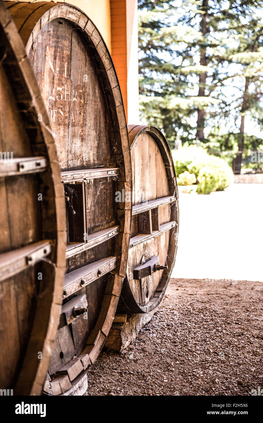 Traditional wine barrels hi-res stock photography and images - Alamy