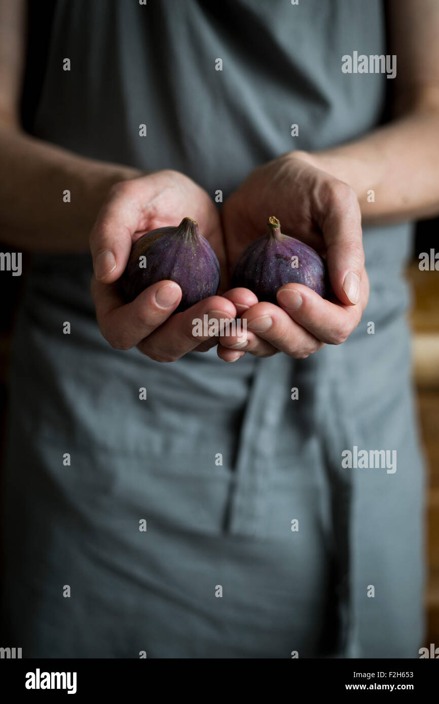 Hands holding figs hi-res stock photography and images - Alamy