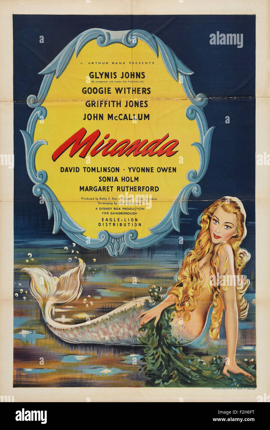 Miranda (1948) 02 - Movie Poster Stock Photo - Alamy