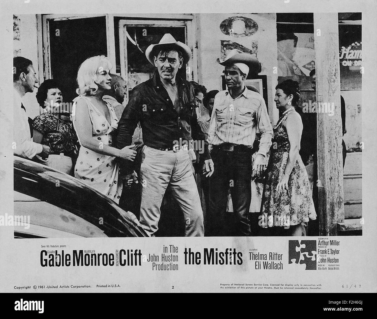 Misfits, The 12 - Movie Poster Stock Photo - Alamy