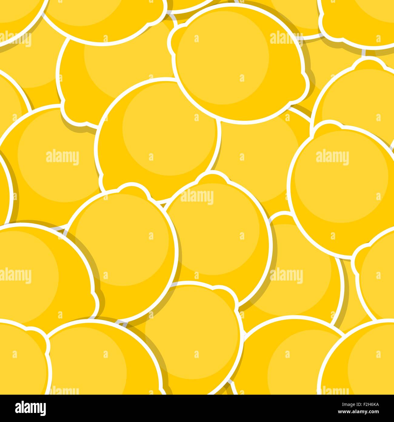 Seamless Pattern Background from Lemon Vector Illustration Stock Vector ...