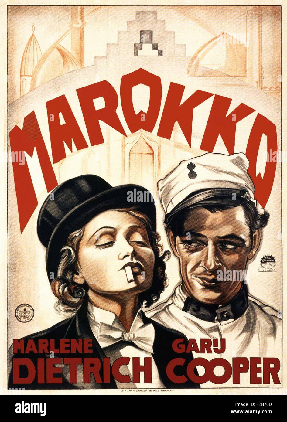 Morocco 01 - Movie Poster Stock Photo - Alamy
