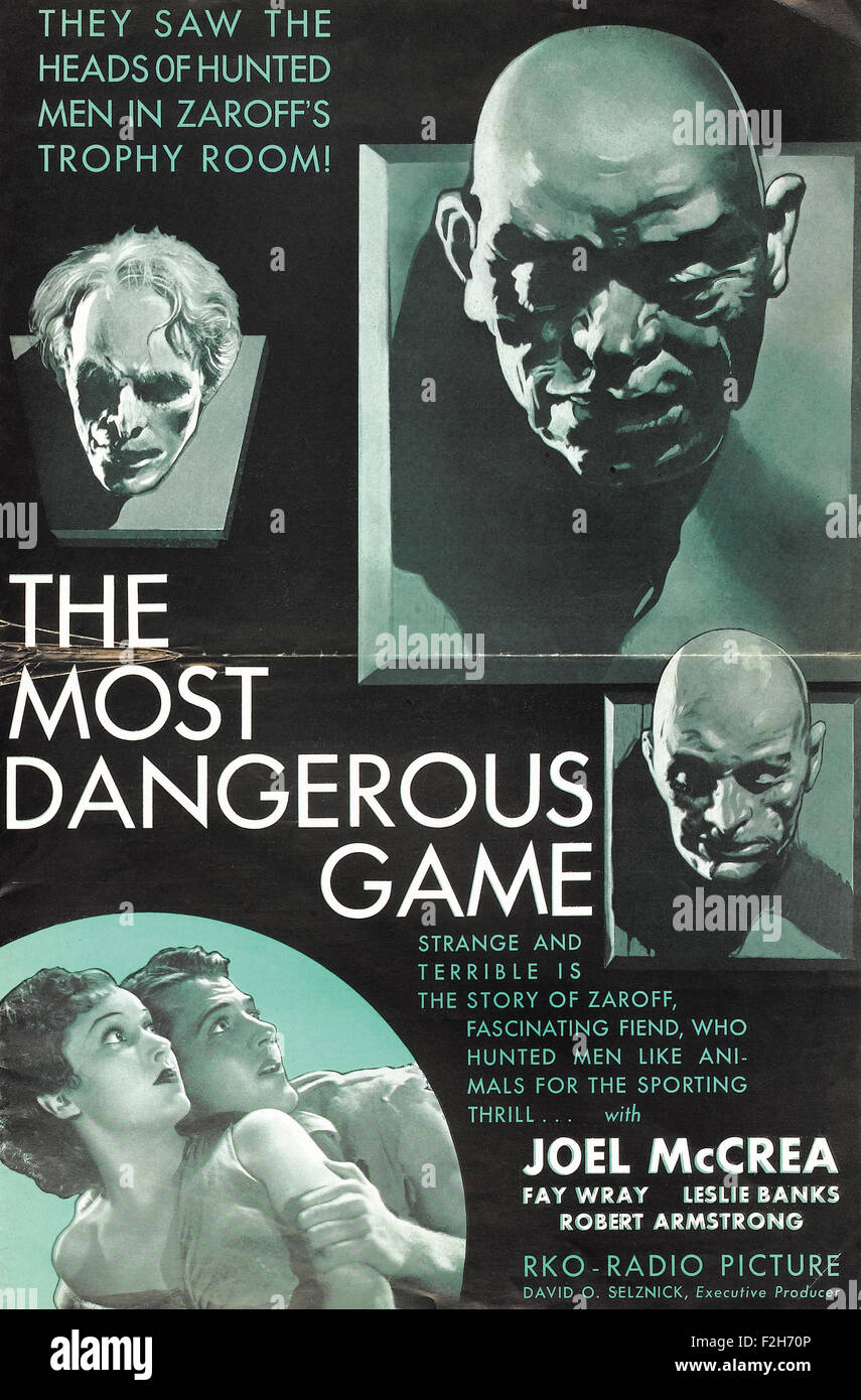 The most dangerous game movie poster hi-res stock photography and ...