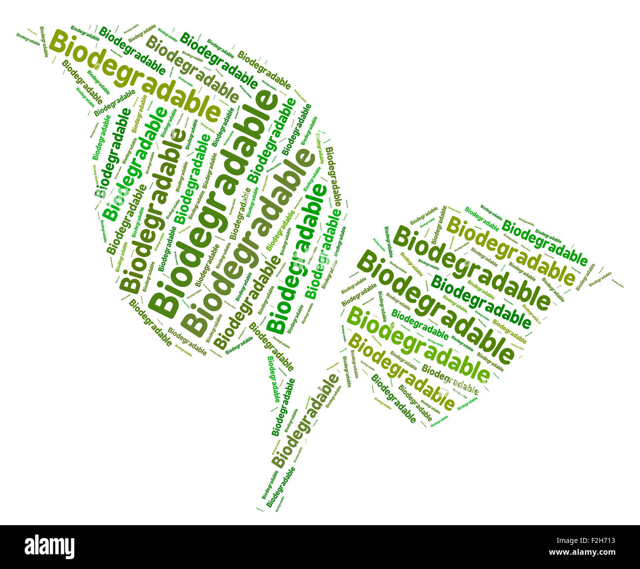 Biodegradable Word Showing Words Text And Decomposed Stock Photo - Alamy